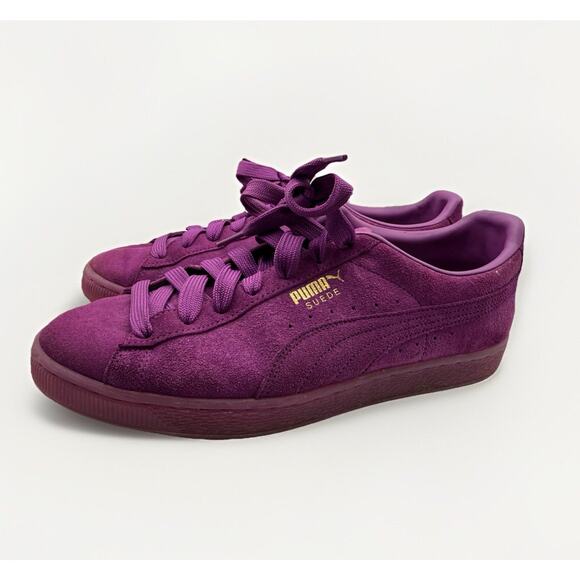 Puma | Shoes | Puma Suede Heart Satin Ii Shoes Dark Purpledark Purple ...